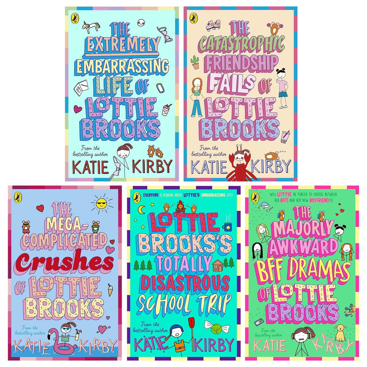 Lottie Brooks Series By Katie Kirby 5 Books Collection Set - Ages 9-12 ...