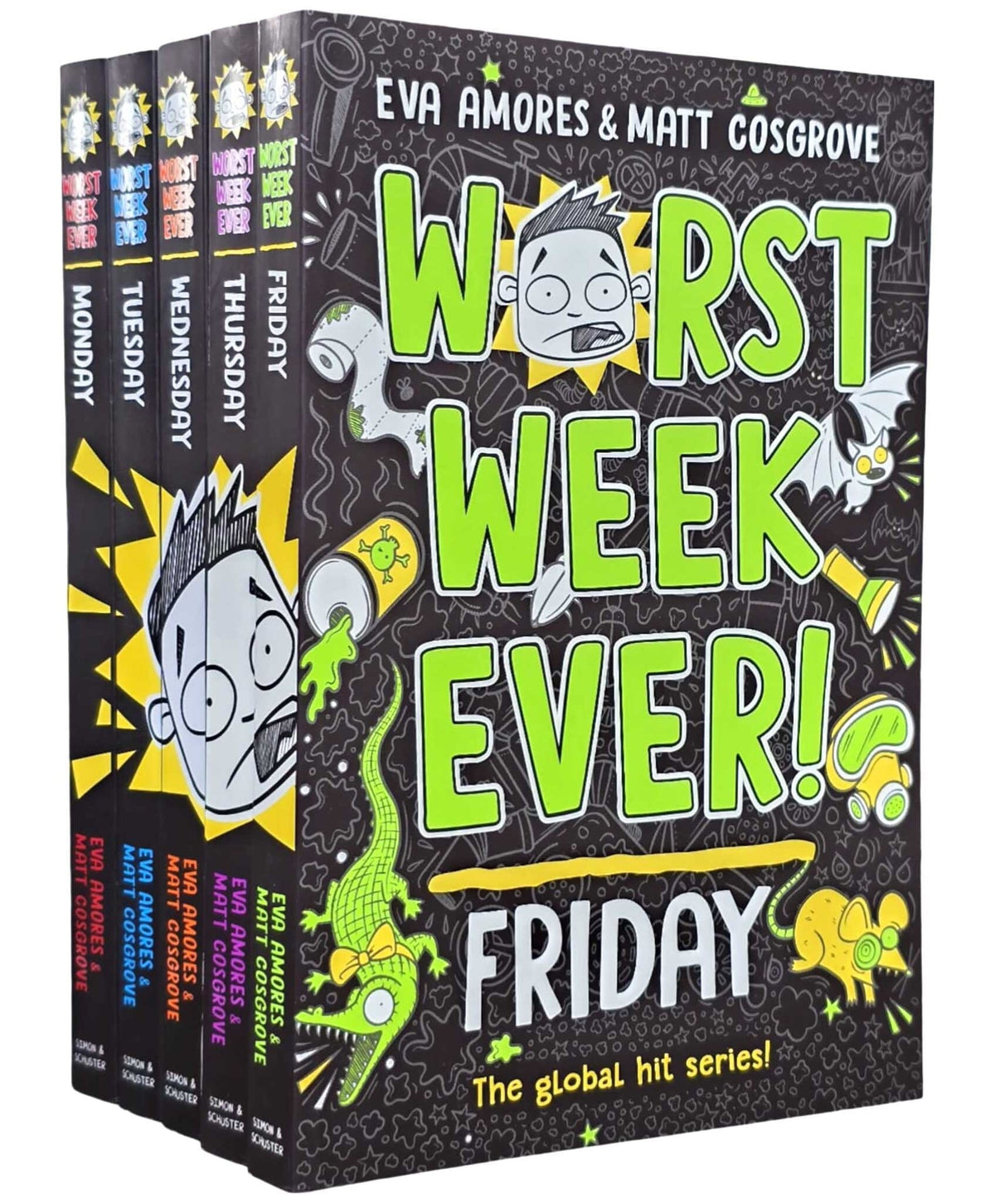 Worst Week Ever! Series By Eva Amores And Matt Cosgrove 5 Books Collec ...