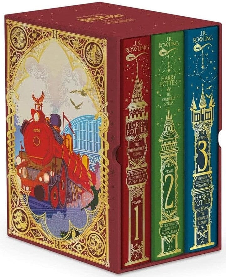 Harry Potter Illustrated J.K. Rowling 3 Books — Books2Door