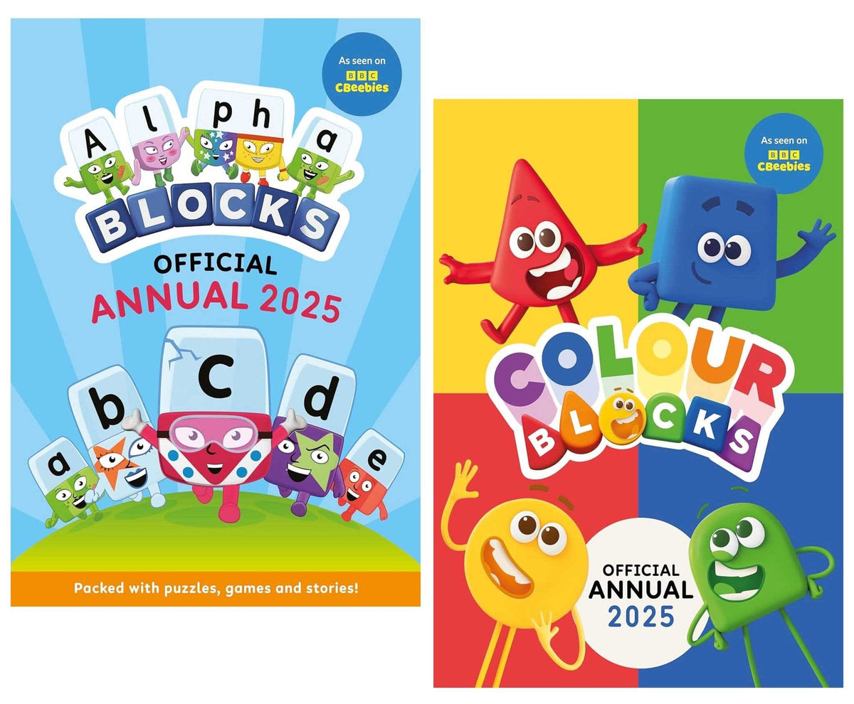 Alphablocks & Colourblocks Annual 2025 By Sweet Cherry Publishing: 2 B — Books2Door