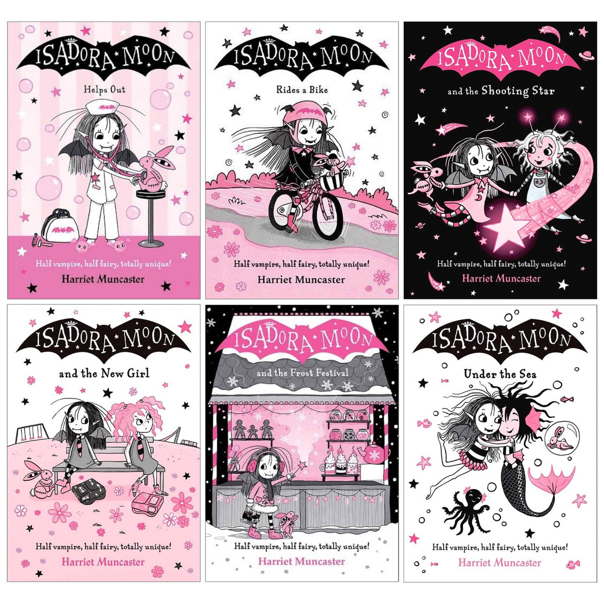 Isadora Moon Series By Harriet Muncaster: illustrated 6 Books Collecti ...