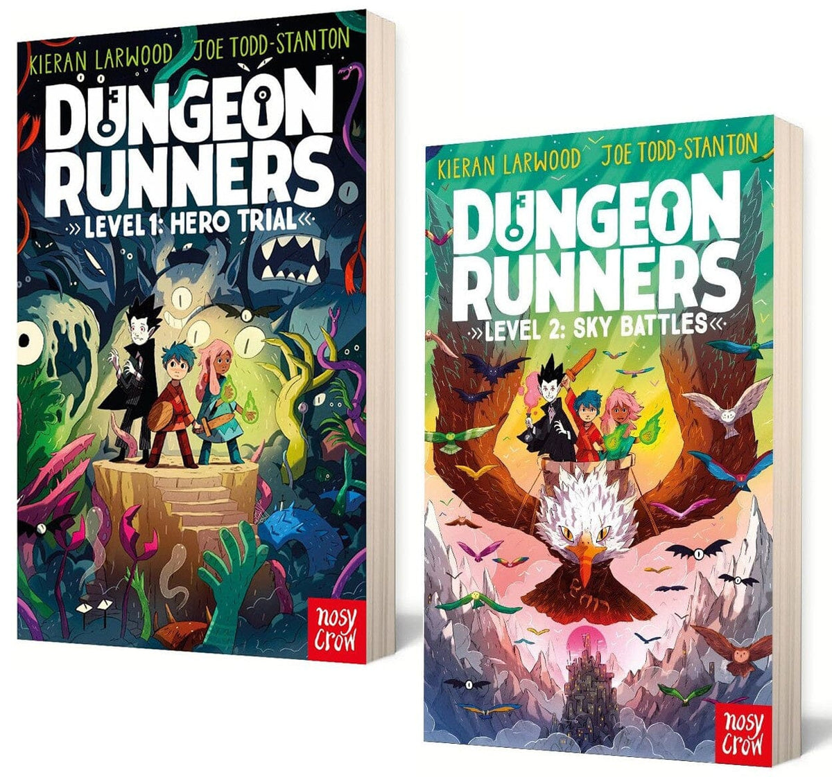 Dungeon Runners Series (Book 1 & 2) By Kieran Larwood: Illustrated 2 B ...