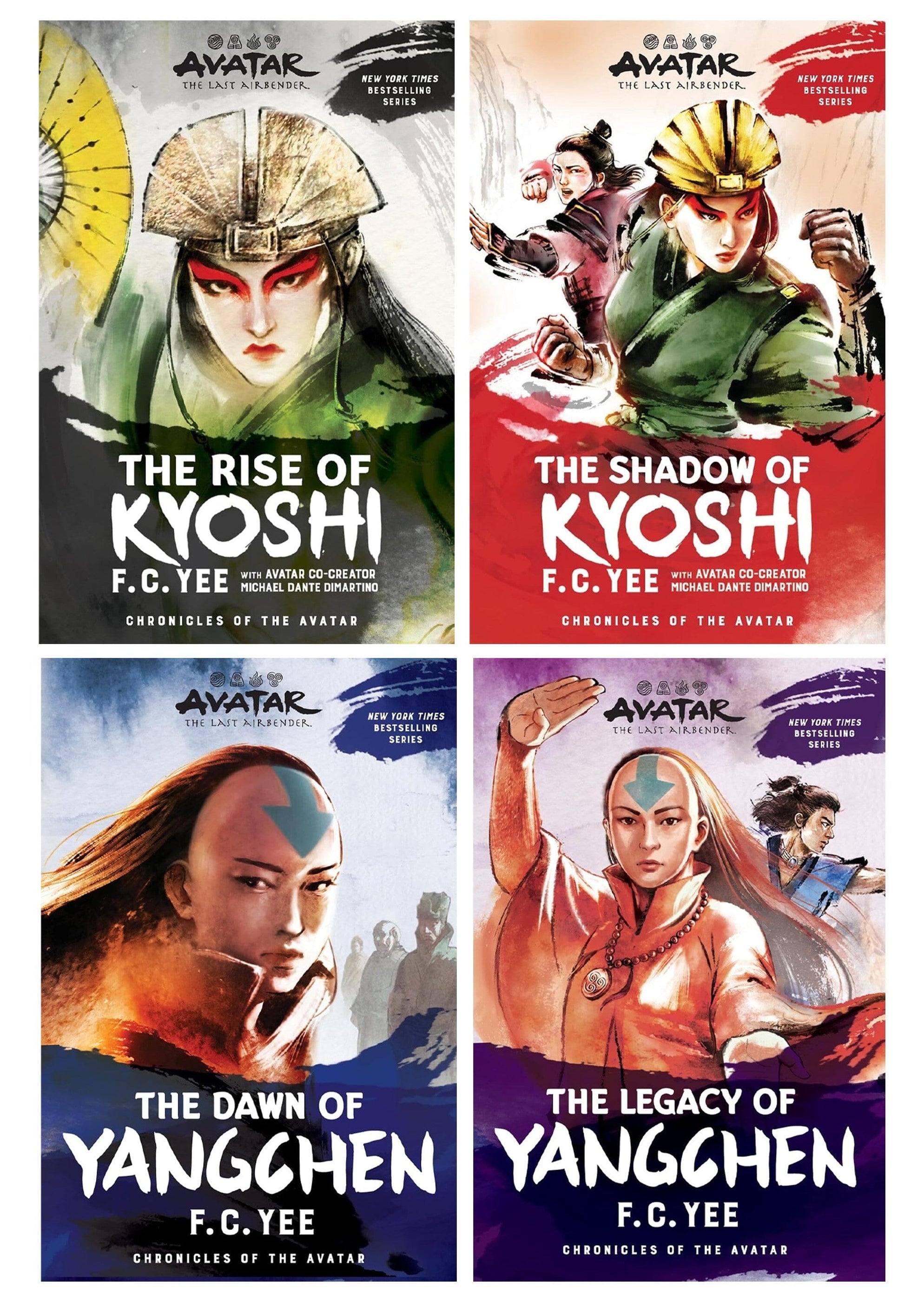 Avatar: The Last Airbender by F.C. Yee (Chronicles of the Avatar) 4 Bo ...