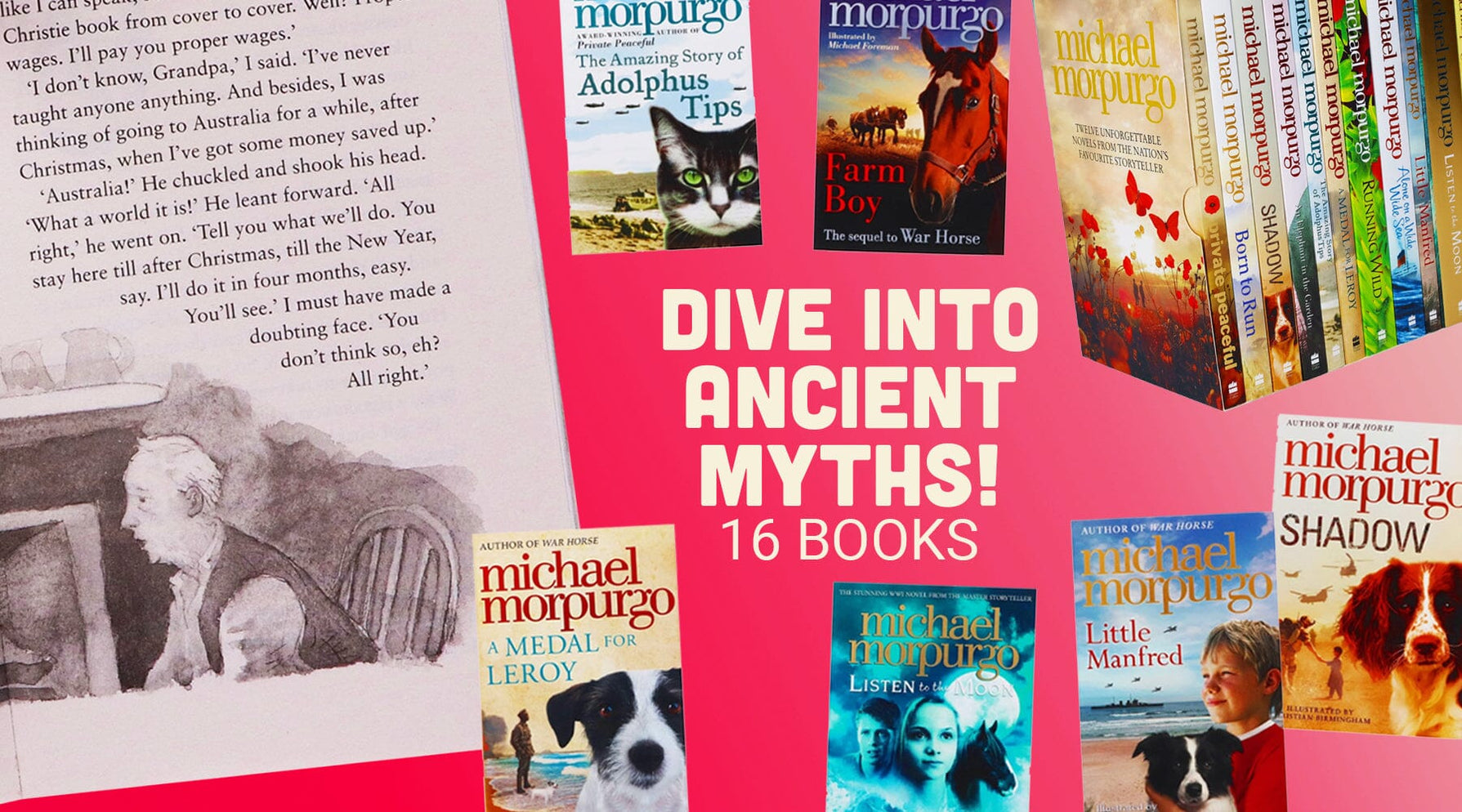 Michael Morpurgo 12 Books Box Set — Books2Door