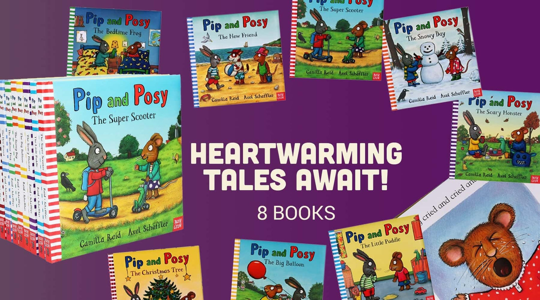 Pip and Posy Series by Axel Scheffler 8 Books Collection Set - Ages 3 ...