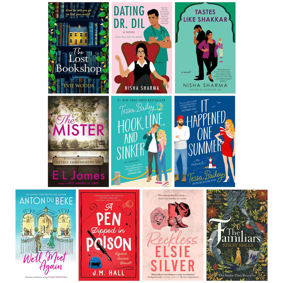 Booktok Romance & Fantasy Bundle 10 Books Collection Set - Fiction - P ...