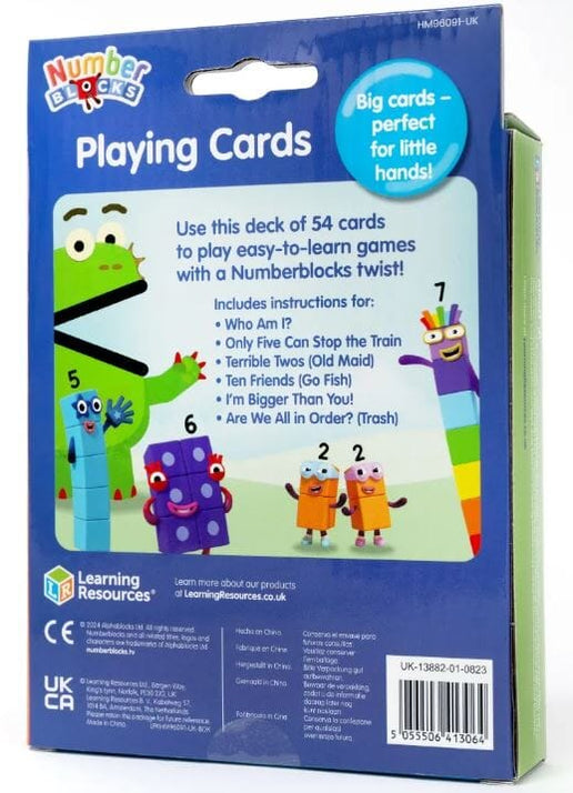 Numberblocks® Playing Cards (54 Cards) By Learning Resources - Ages 3 ...