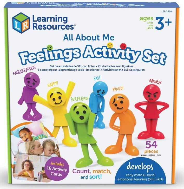 All About Me Feelings Activity Set: Count, Match and Sort (Includes 18 ...