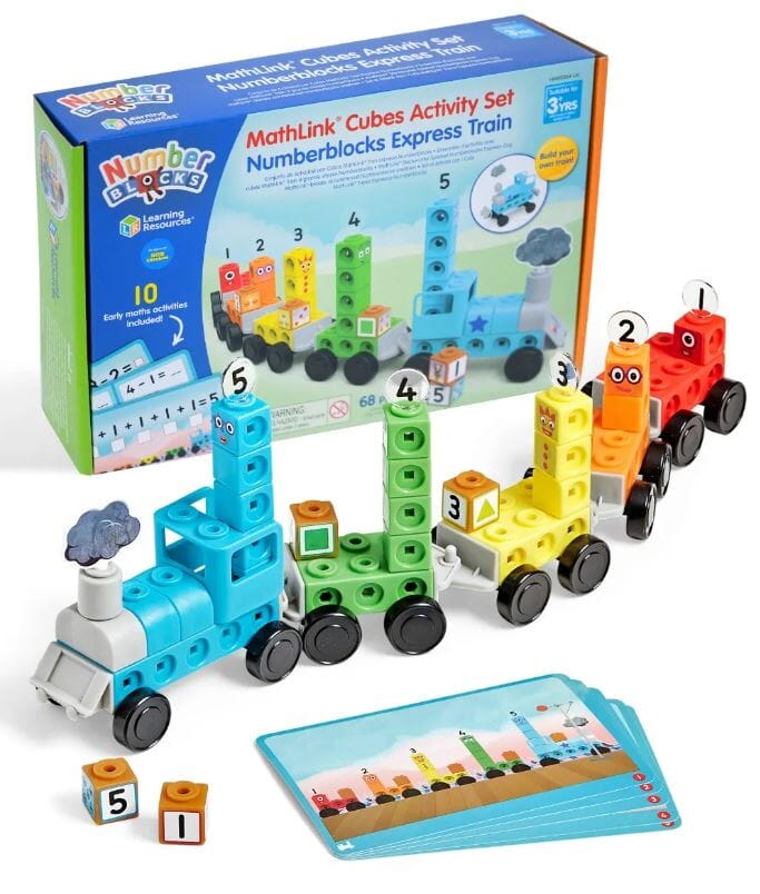 MathLink® Cubes Activity Set Numberblocks® Express Train By Learning R ...