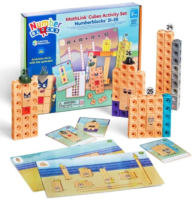 MathLink Cubes Numberblocks 21-30 Activity Set by Learning Resources ...