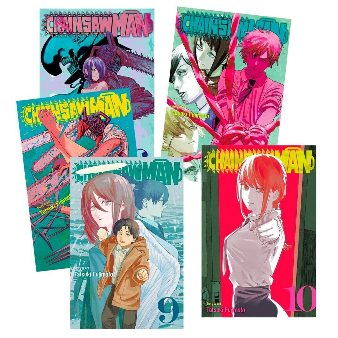 Chainsaw Man by Tatsuki Fujimoto: Vol. 6-10 Collection Set - Manga - P ...
