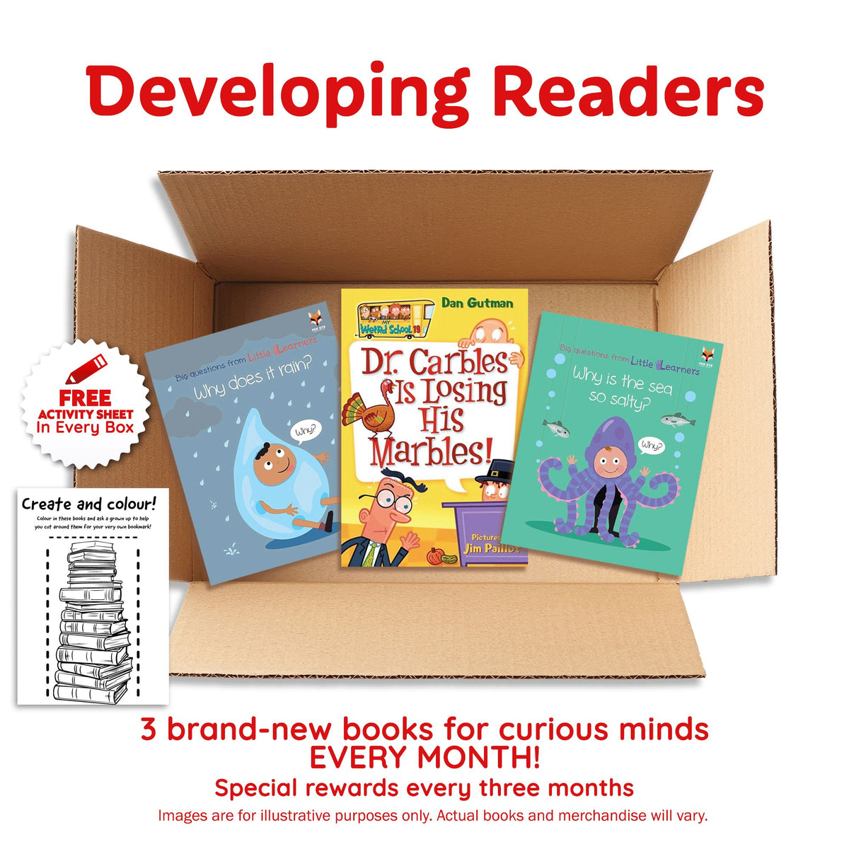 Developing Readers (Ages 6–8) (UK Subscription Box) — Books2Door