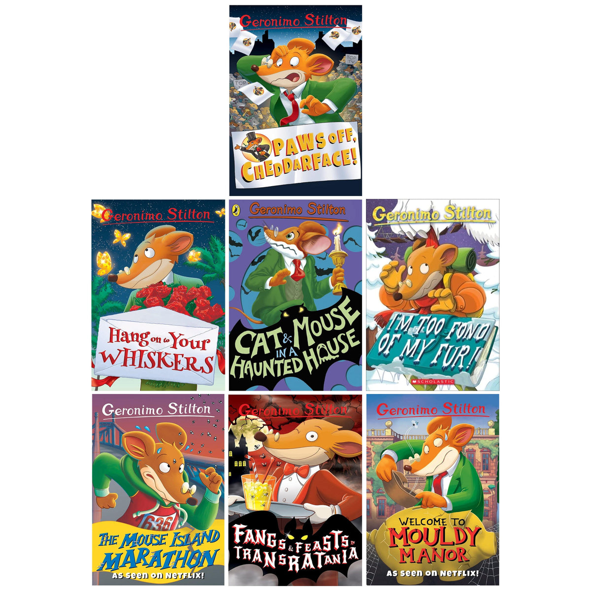 The Geronimo Stilton Bundle: 7 Books Collection Set - Ages 5-7 - Paper ...