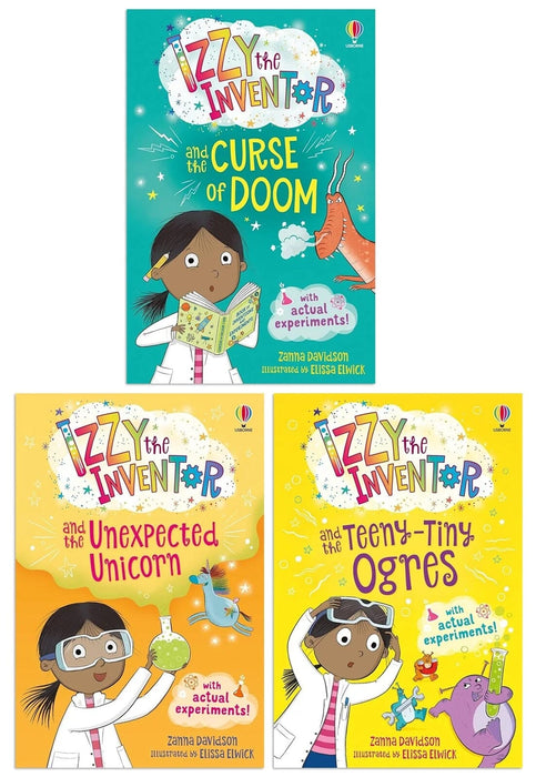 Izzy the Inventor Series By Zanna Davidson 3 Books Collection Set - Ag ...