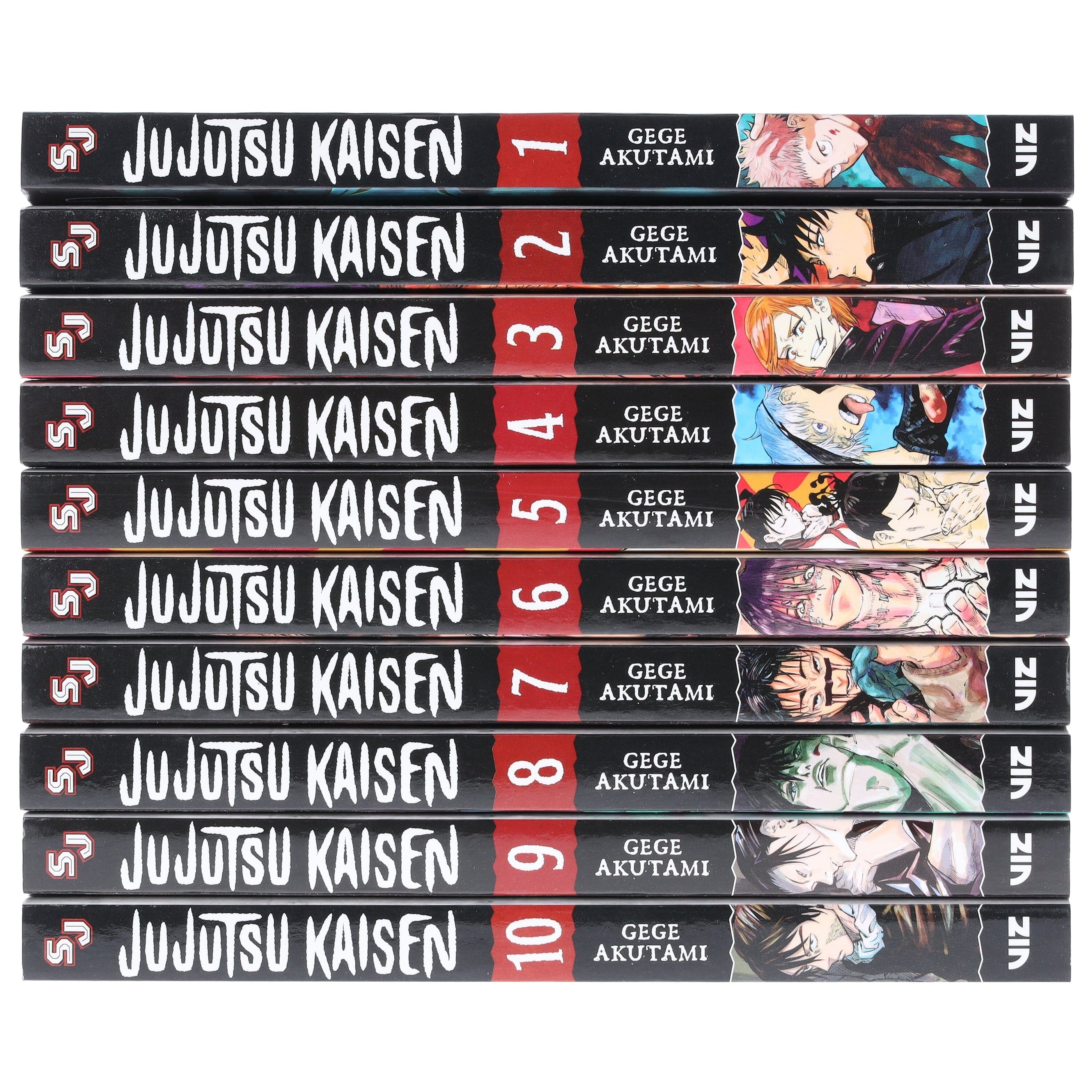 Jujutsu Kaisen by Gege Akutami: Volume 1-10 Collection 10 Books Manga — Books2Door