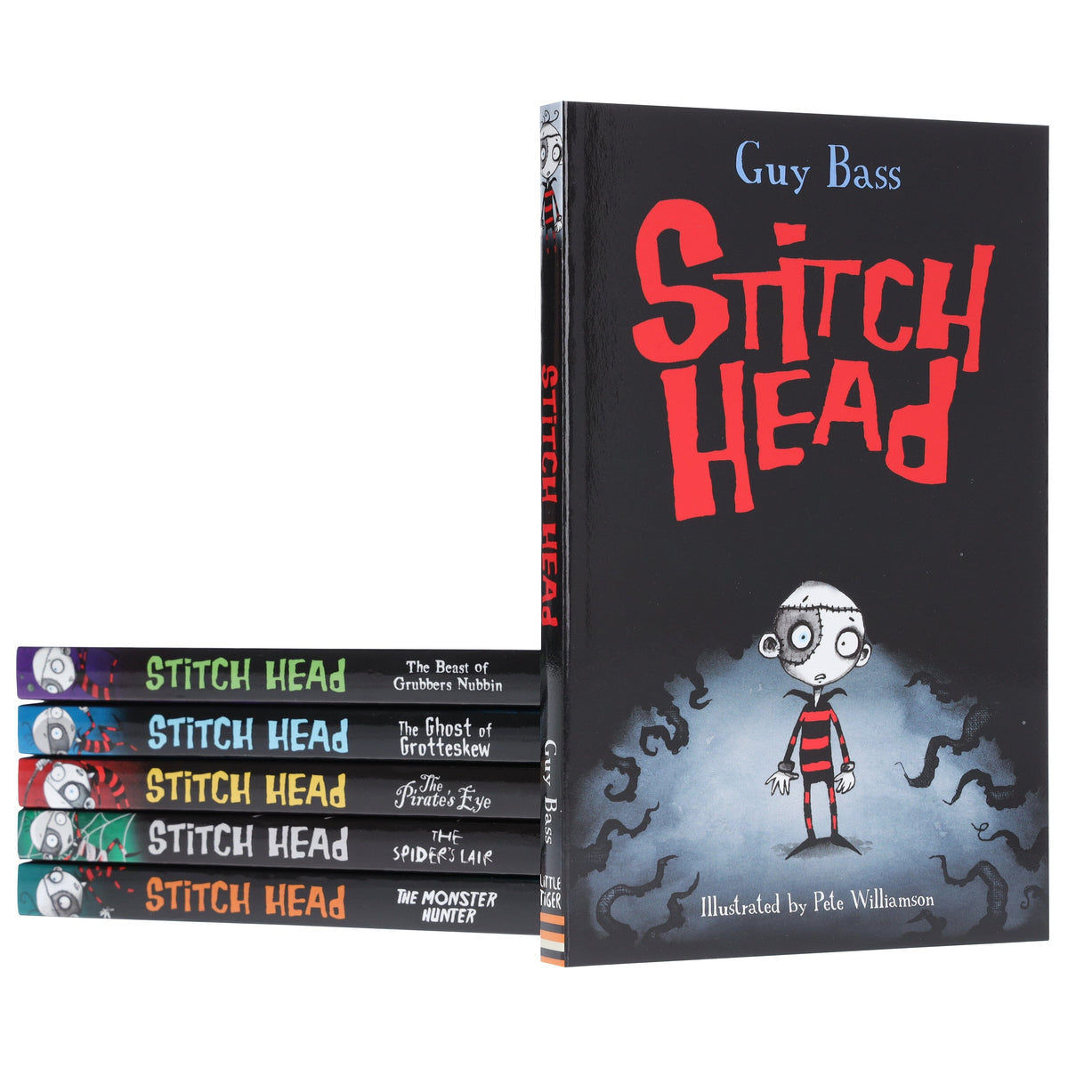 Stitch Head by Guy Bass 6 Books Collection Set - Ages 9-14 - Paperback ...