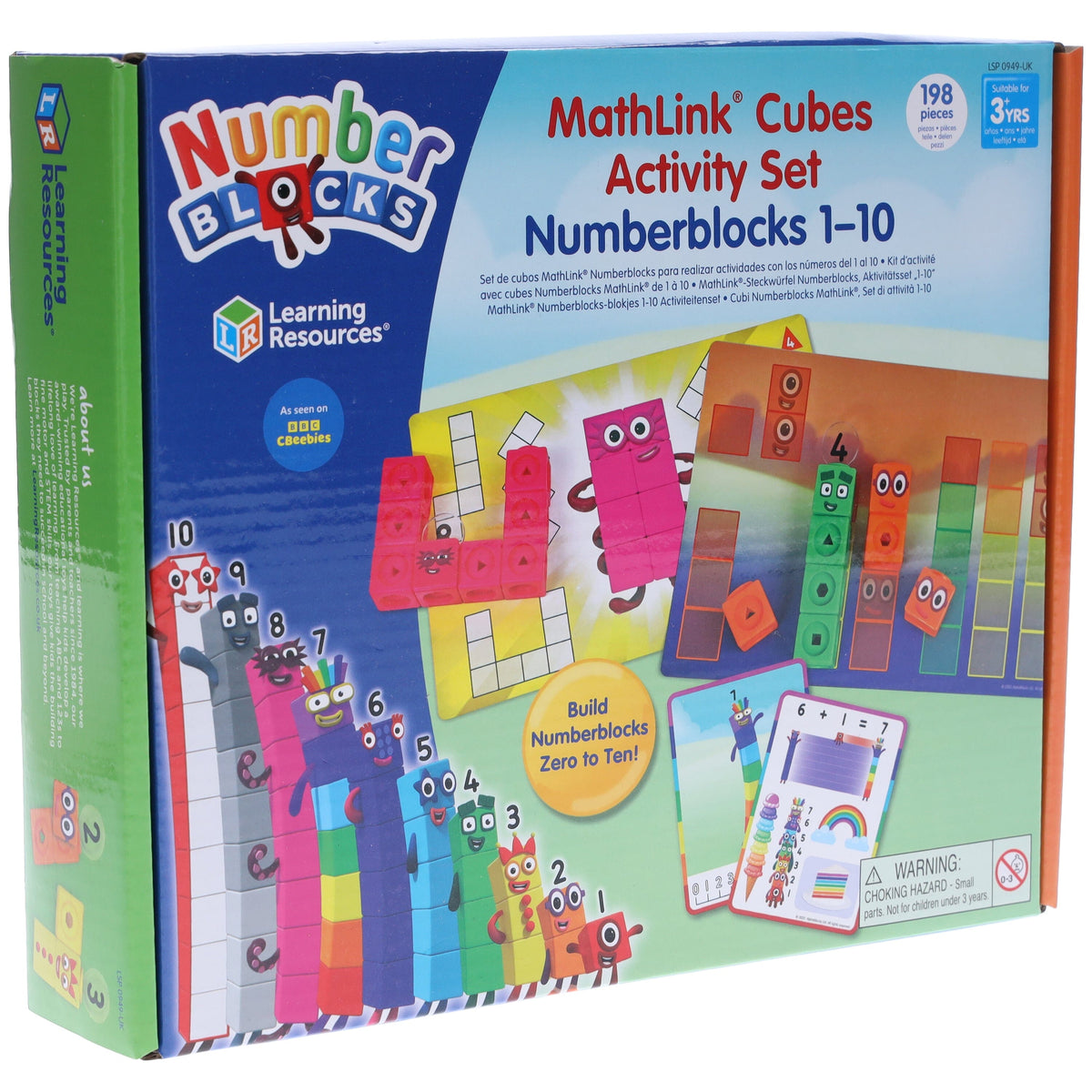 MathLink Cubes Numberblocks 1-10 Activity Set by Learning Resources ...