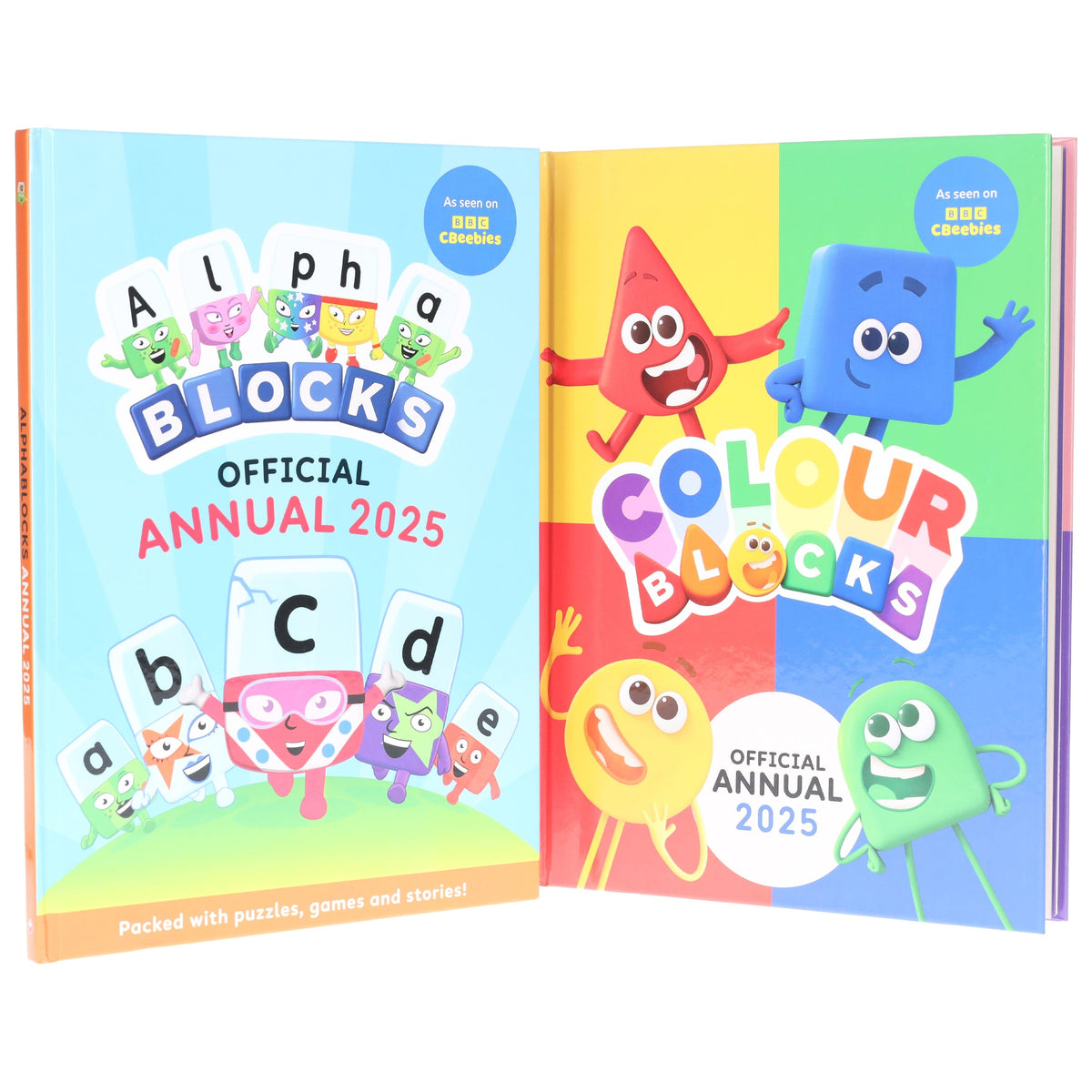 Alphablocks & Colourblocks Annual 2025 By Sweet Cherry Publishing: 2 B — Books2Door