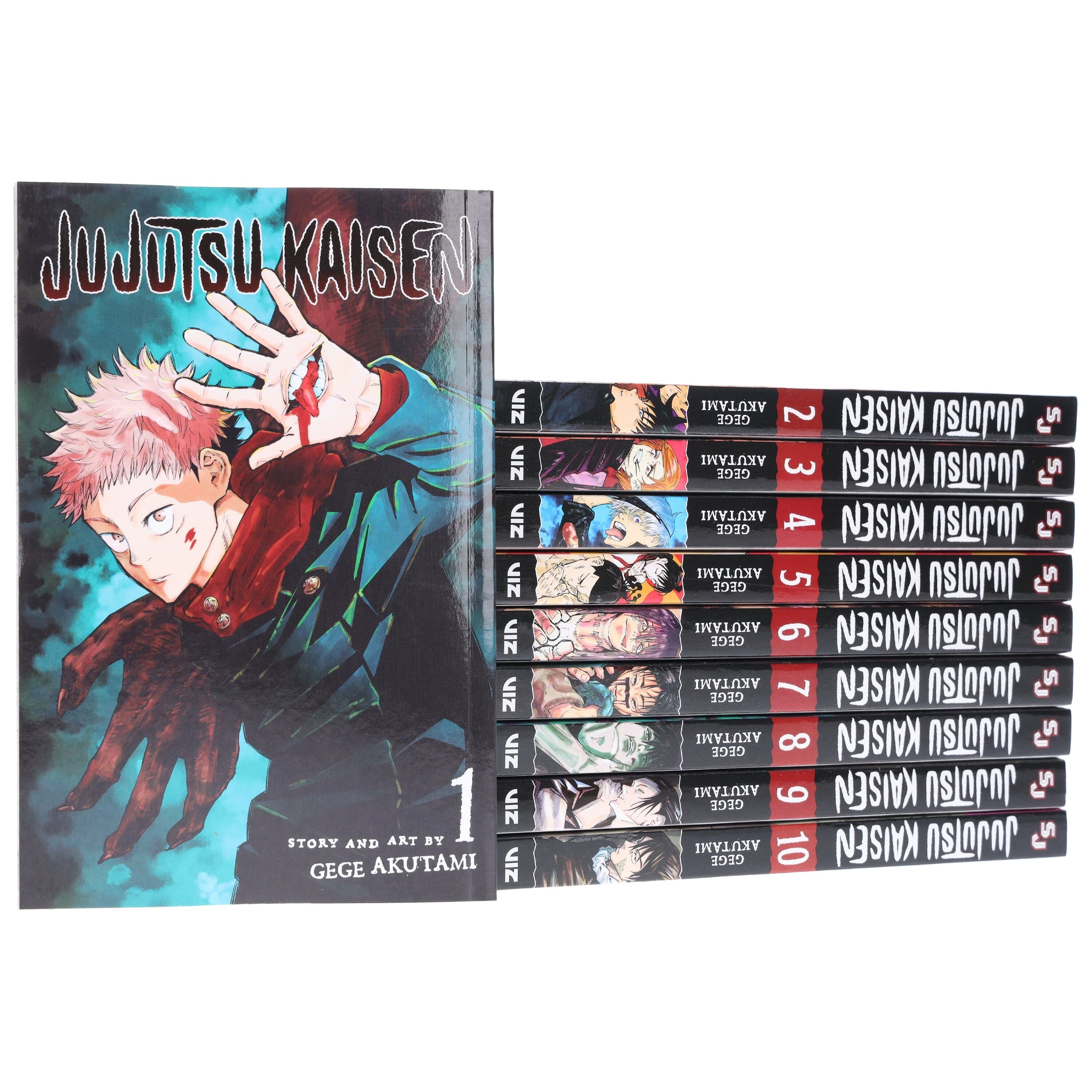Jujutsu Kaisen by Gege Akutami: Volume 1-10 Collection 10 Books Manga — Books2Door