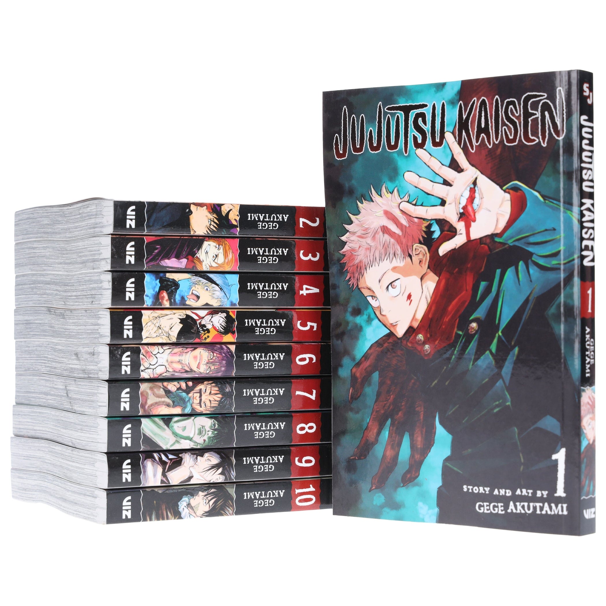 Jujutsu Kaisen by Gege Akutami: Volume 1-10 Collection 10 Books Manga — Books2Door
