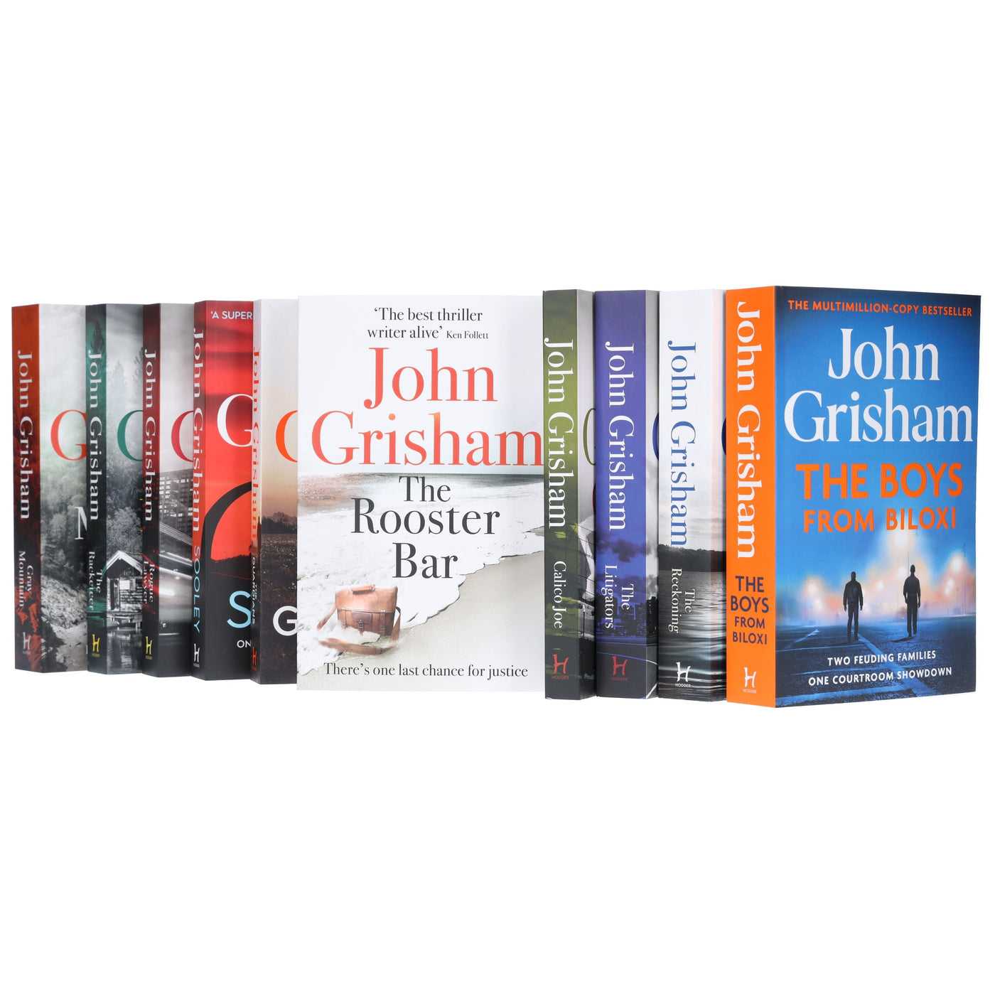 John Grisham Novels (Sooley, Rogue Lawyer, Guardians, Litigators, Rack ...