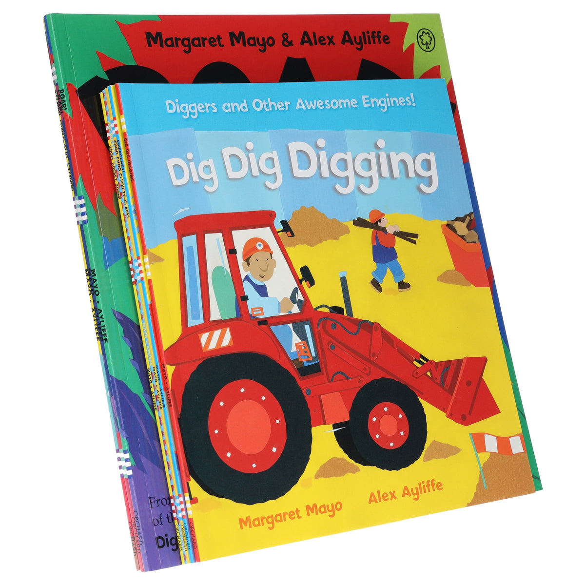 Awesome Engines & On The Go Series By Margaret Mayo 8 Books Collection ...