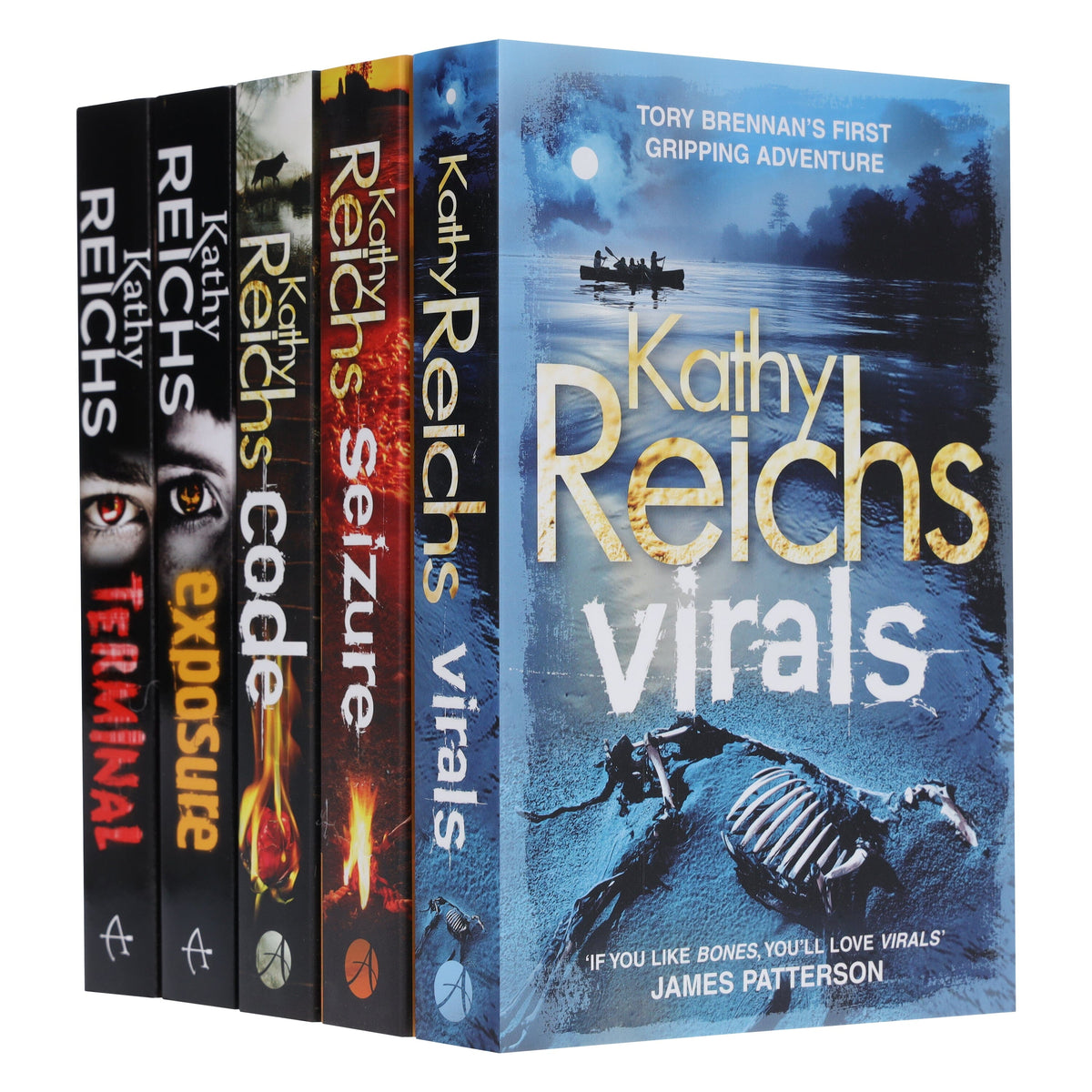 Kathy Reichs Virals Series 5 Books Collection Set - Ages 12-17 - Paper ...