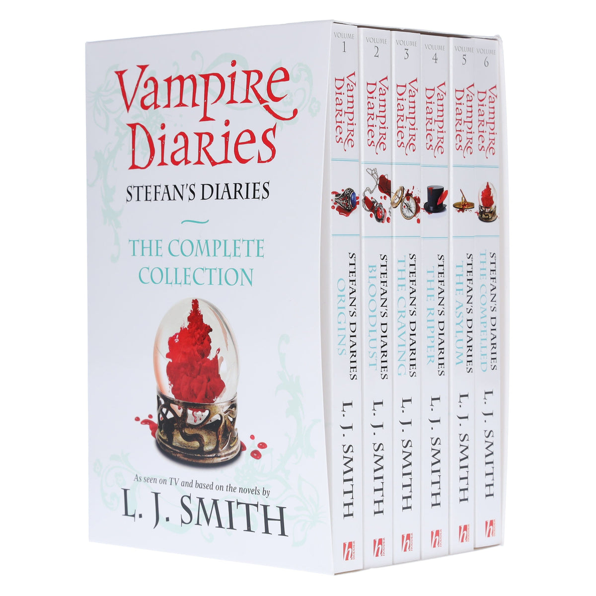 Vampire Diaries Stefan's Diaries The Complete Collection Books 1-6 Box ...