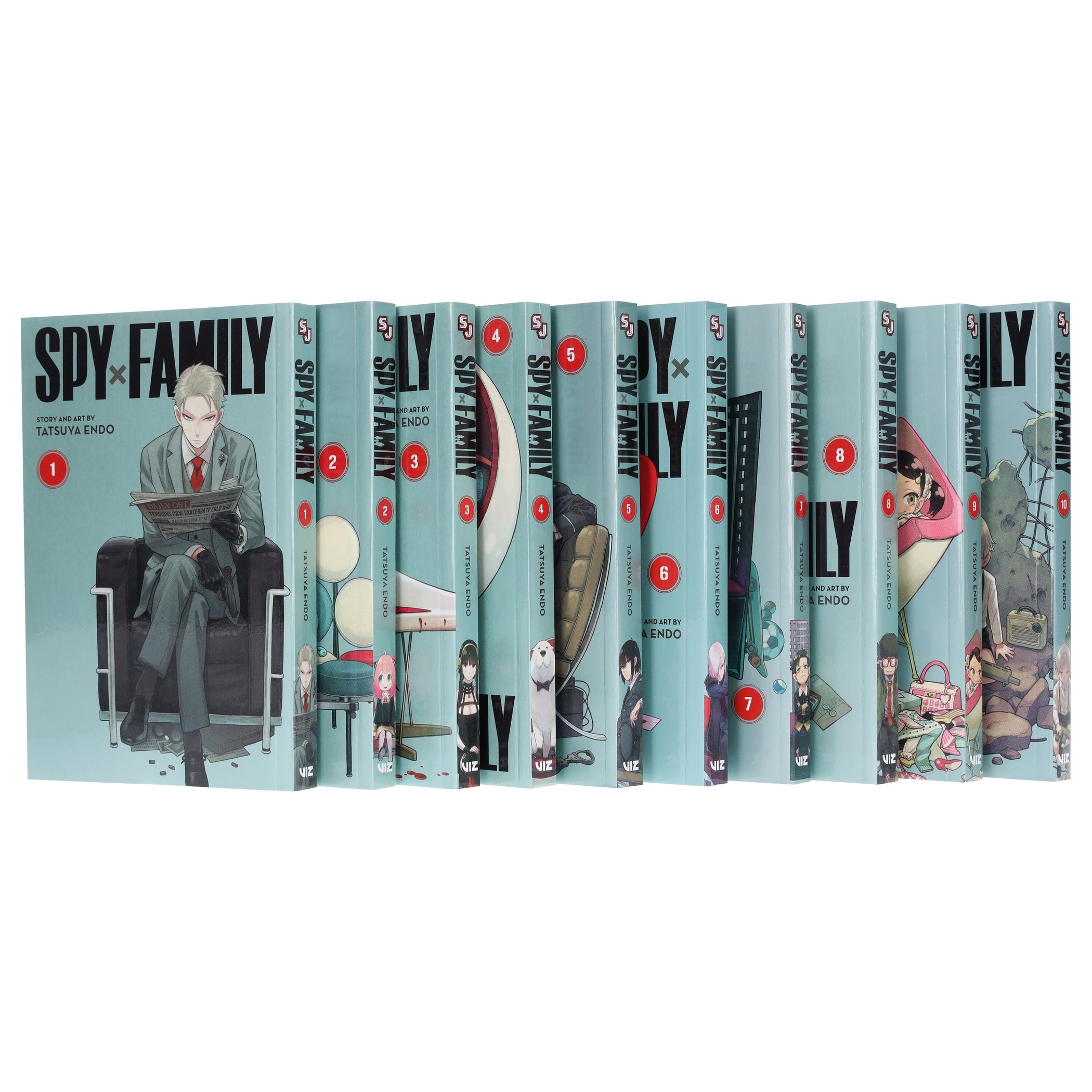 Spy x Family Series by Tatsuya Endo 10 Books Collection Set (Vol 1-10 ...