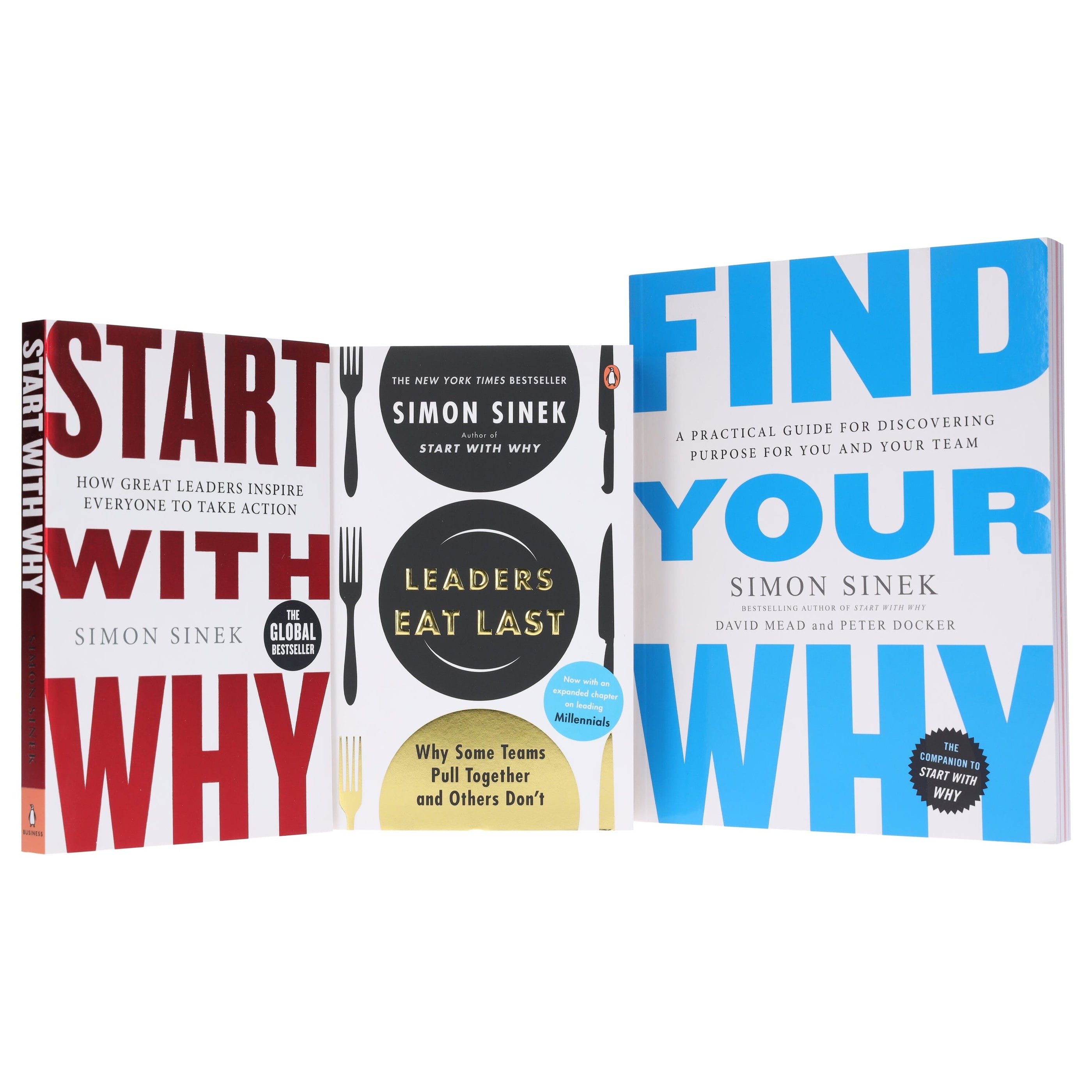 Start with Why Series By Simon Sinek 3 Books Collection Set - Non Fict ...