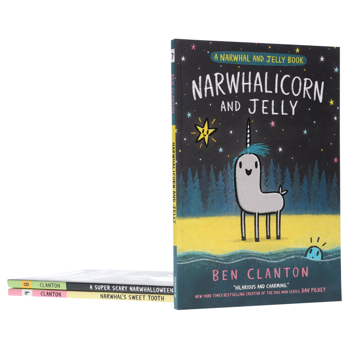 Narwhal and Jelly Series (Book 7-9) By Ben Clanton: Graphic Novels 3 B ...
