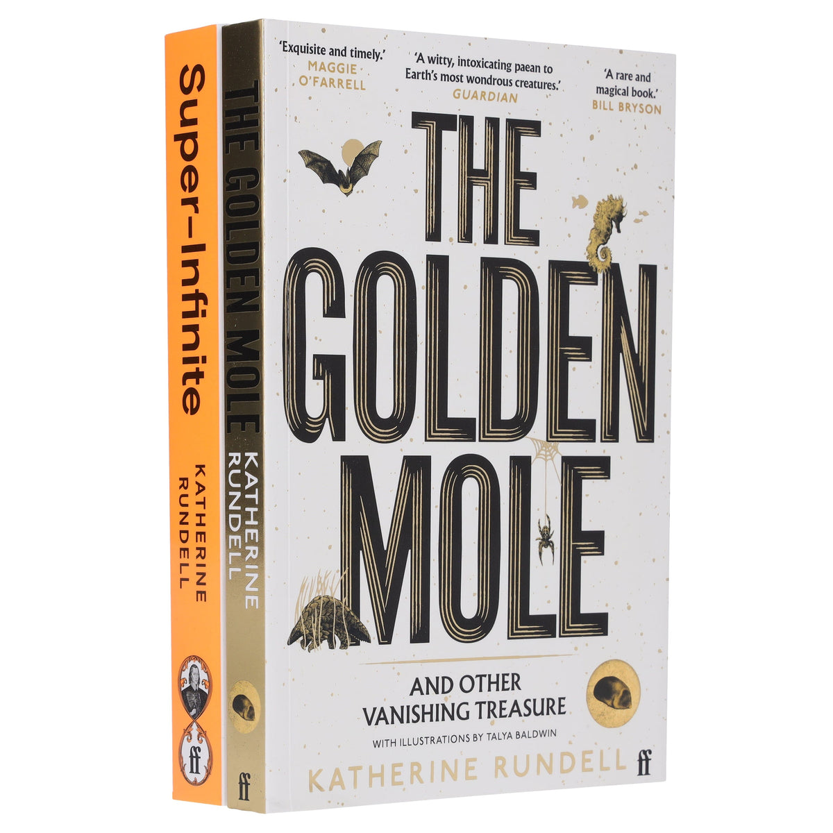 Katherine Rundell Collection (The Golden Mole & Super-Infinite) 2 Book ...
