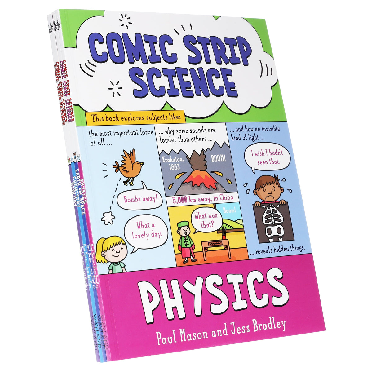 Comic Strip Science Series By Paul Mason: 4 Picture Books Collection S ...