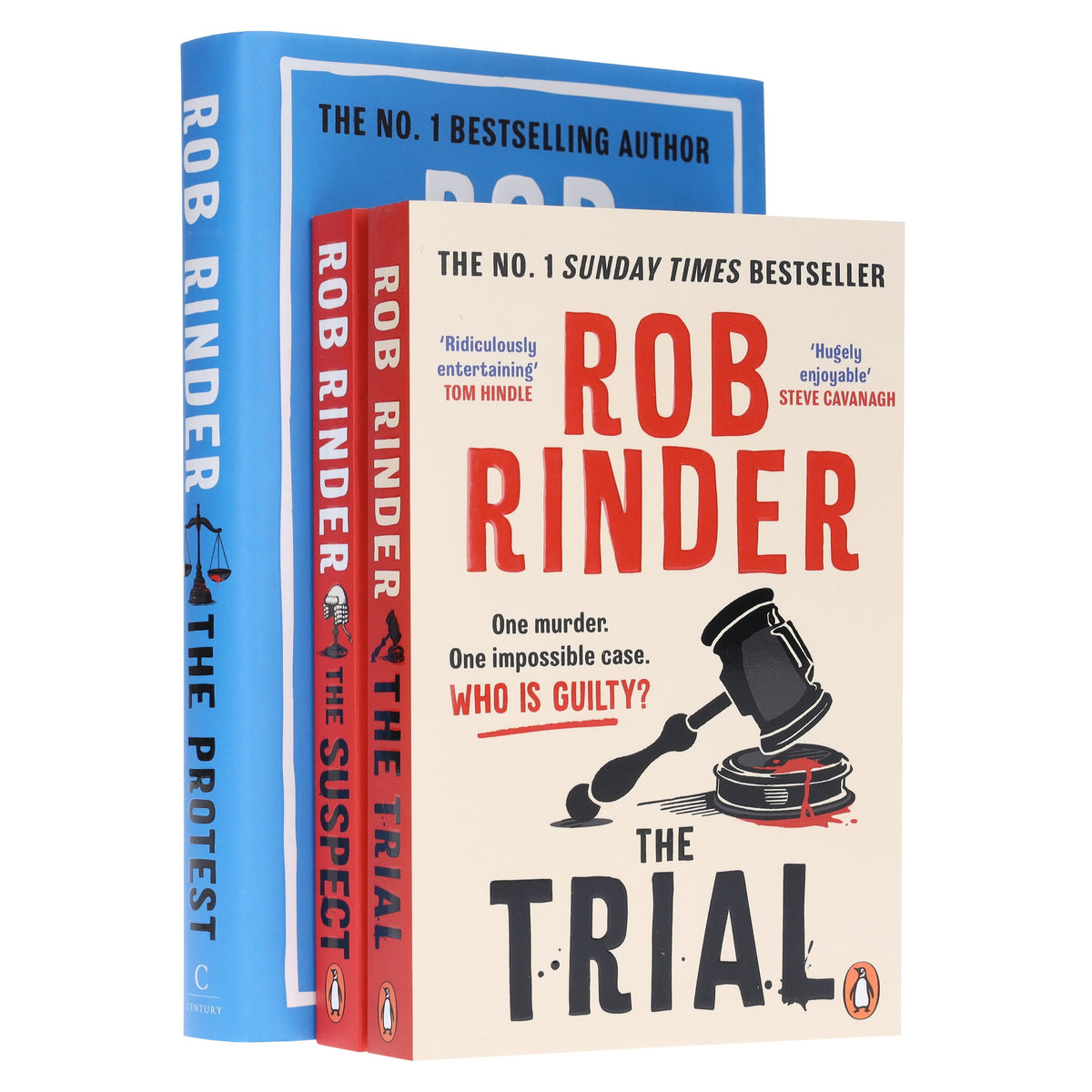 Rob Rinder Collection (The Trial, The Suspect & The Protest) 3 Books S ...