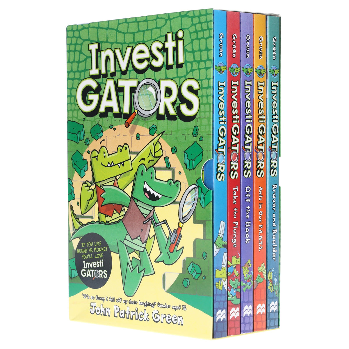 InvestiGators Series by John Patrick Green 5 Books Collection Box Set ...