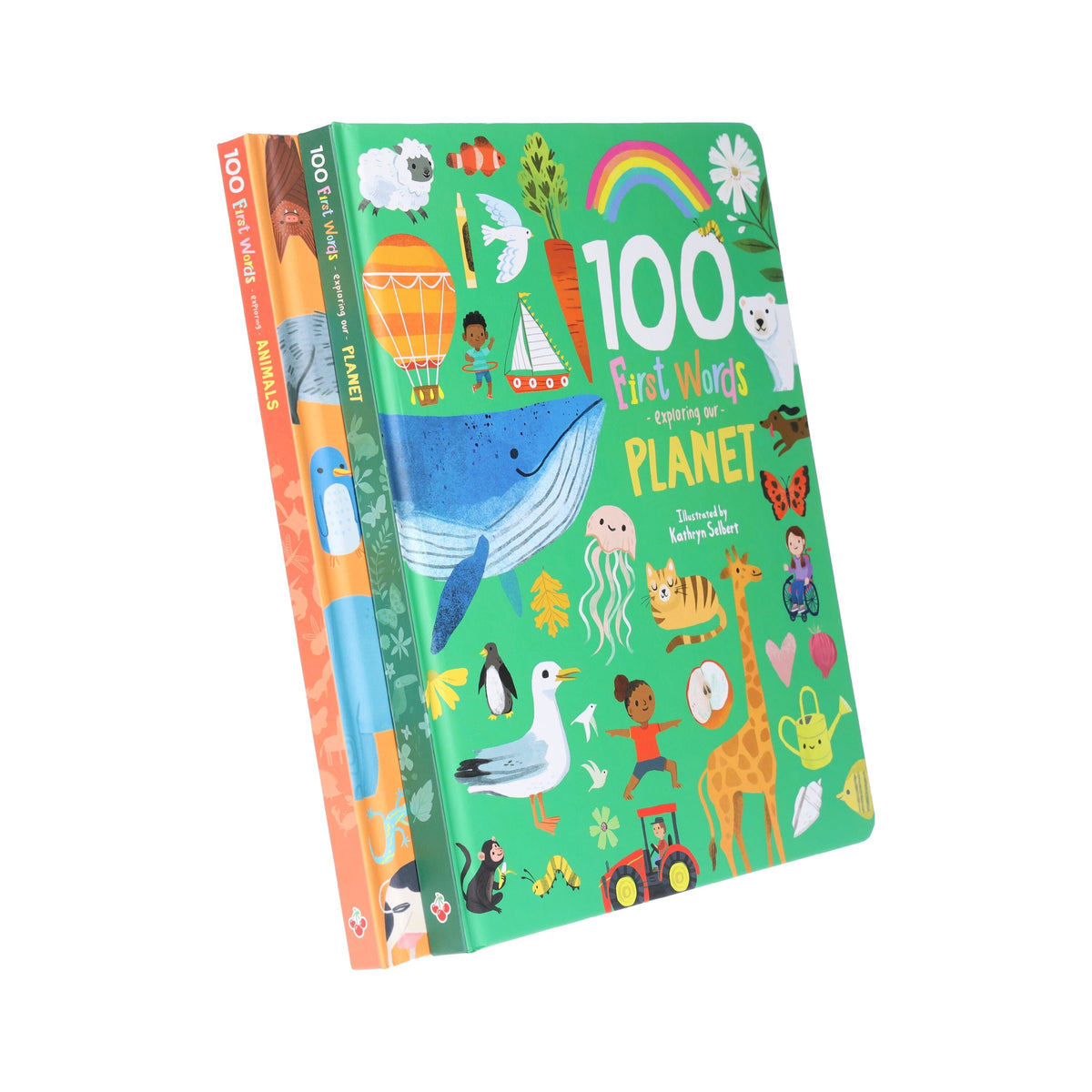100 First Words Exploring Our Planet & Exploring Animals 2 Books Colle ...