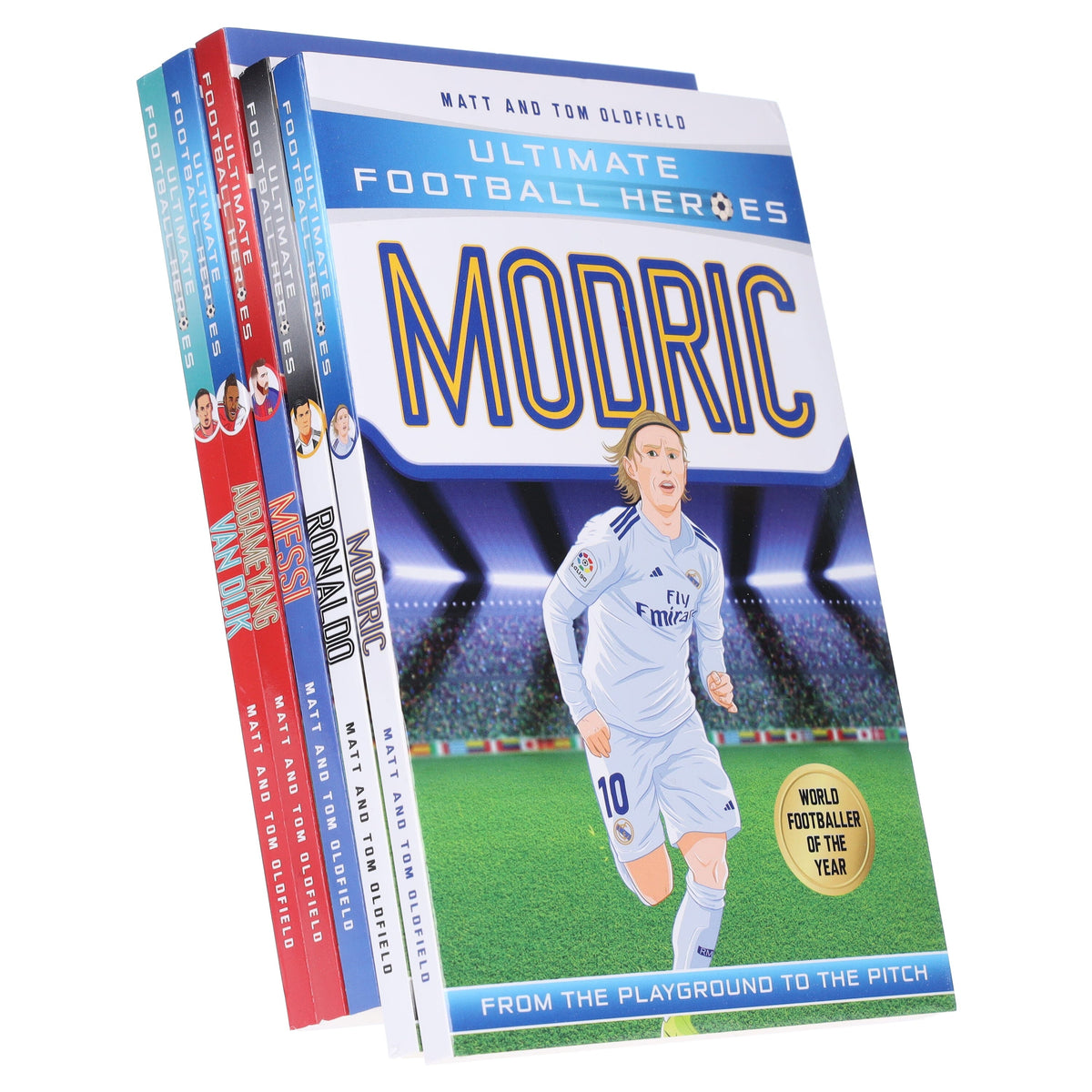 Ultimate Football Heroes Superstars By Matt & Tom Oldfield 5 Books Col ...