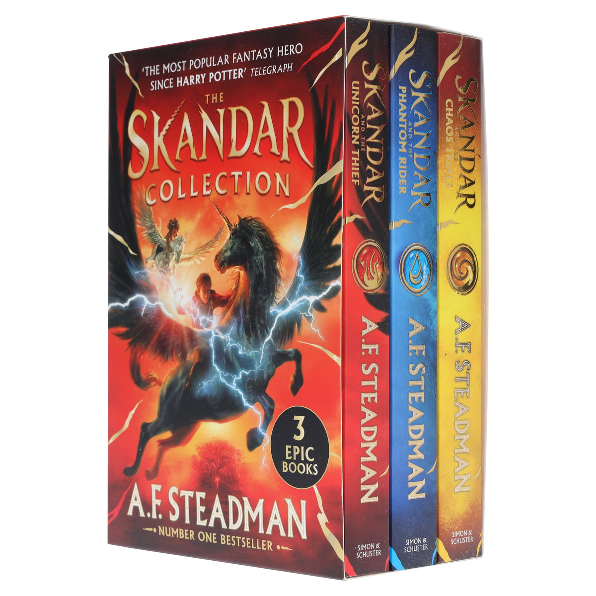The Skandar Collection Series By A.F. Steadman 3 Books Box Set - Ages ...