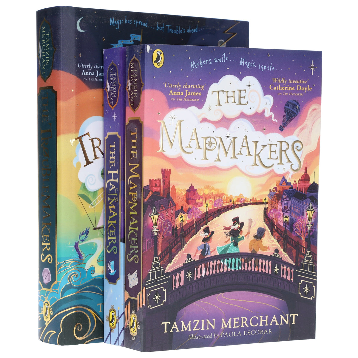 The Hatmakers Series By Tamzin Merchant 3 Books Collection Set - Ages ...