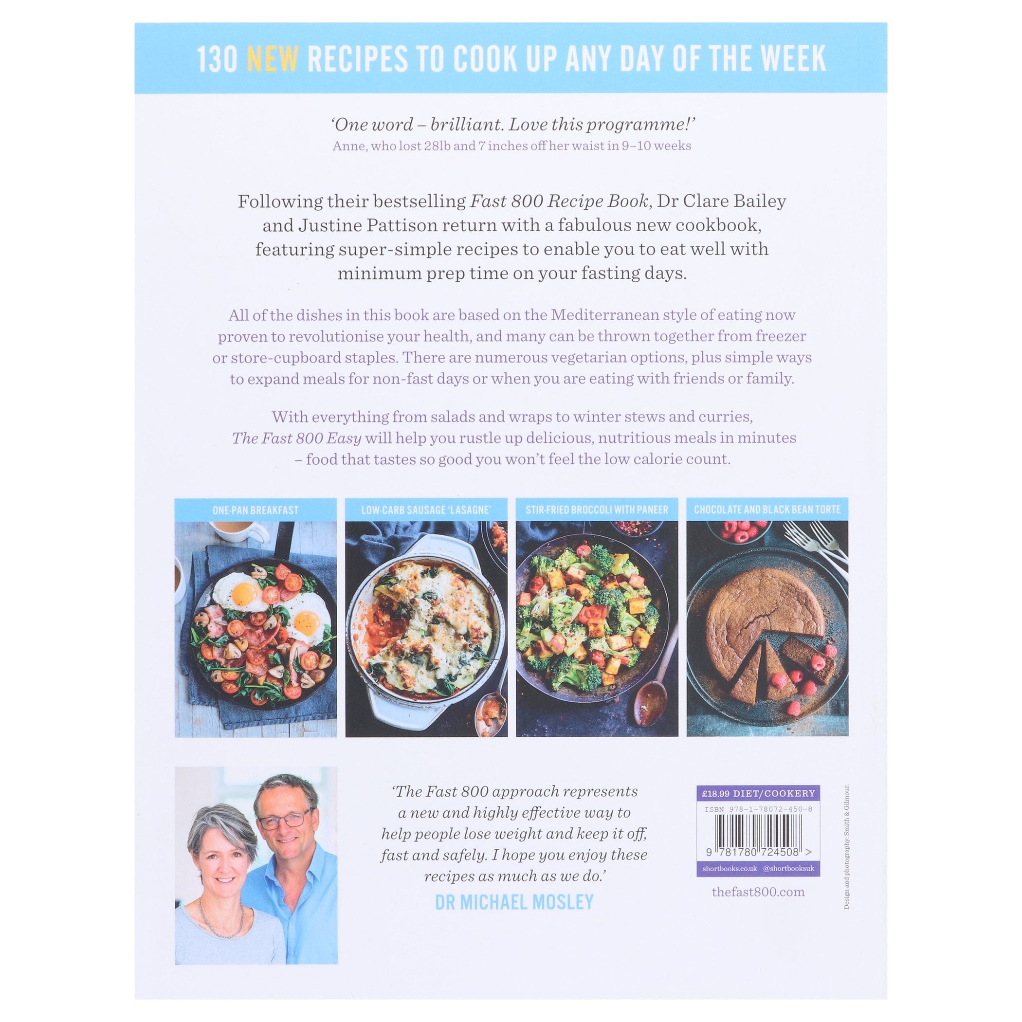 The Fast 800 Easy: by Dr Michael Mosley & Justine Pattison - Non Ficti ...