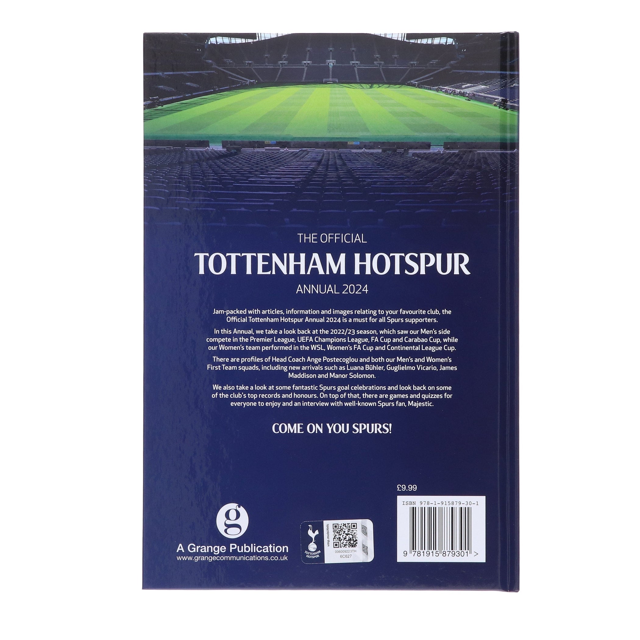 Official Tottenham Hotspur Annual 2024 - Non Fiction - Hardback ...
