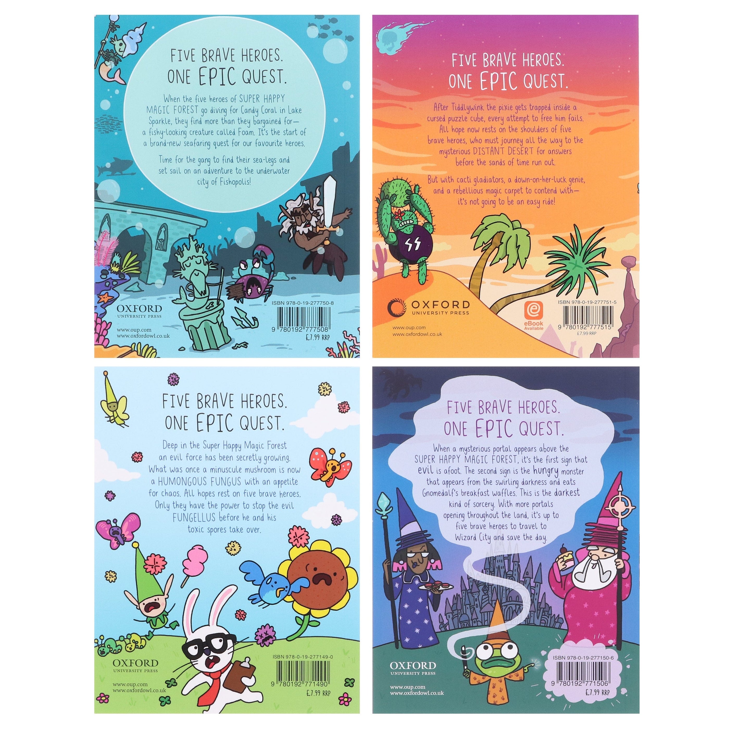 Super Happy Magic Forest Series by Matty Long: 4 Books Collection Set ...