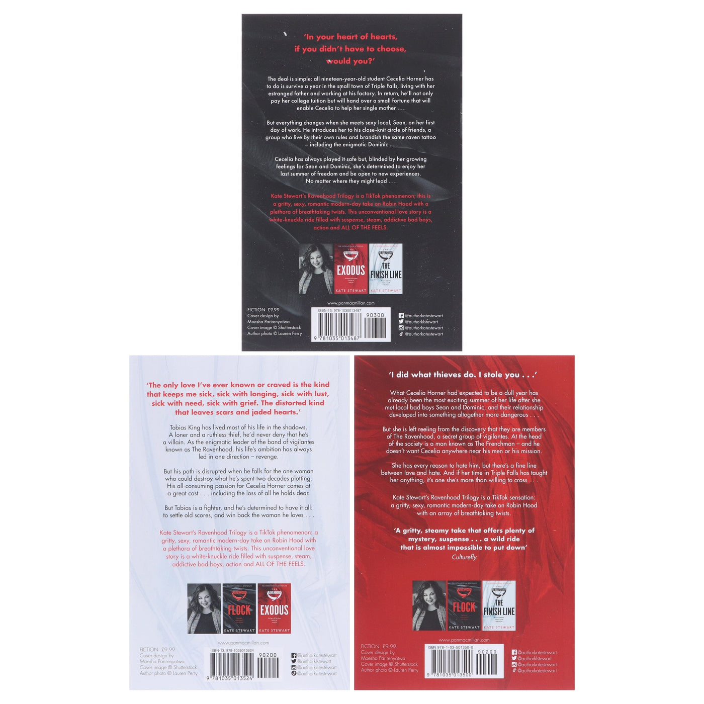 The Ravenhood Series By Kate Stewart 3 Books Collection Set - Fiction ...