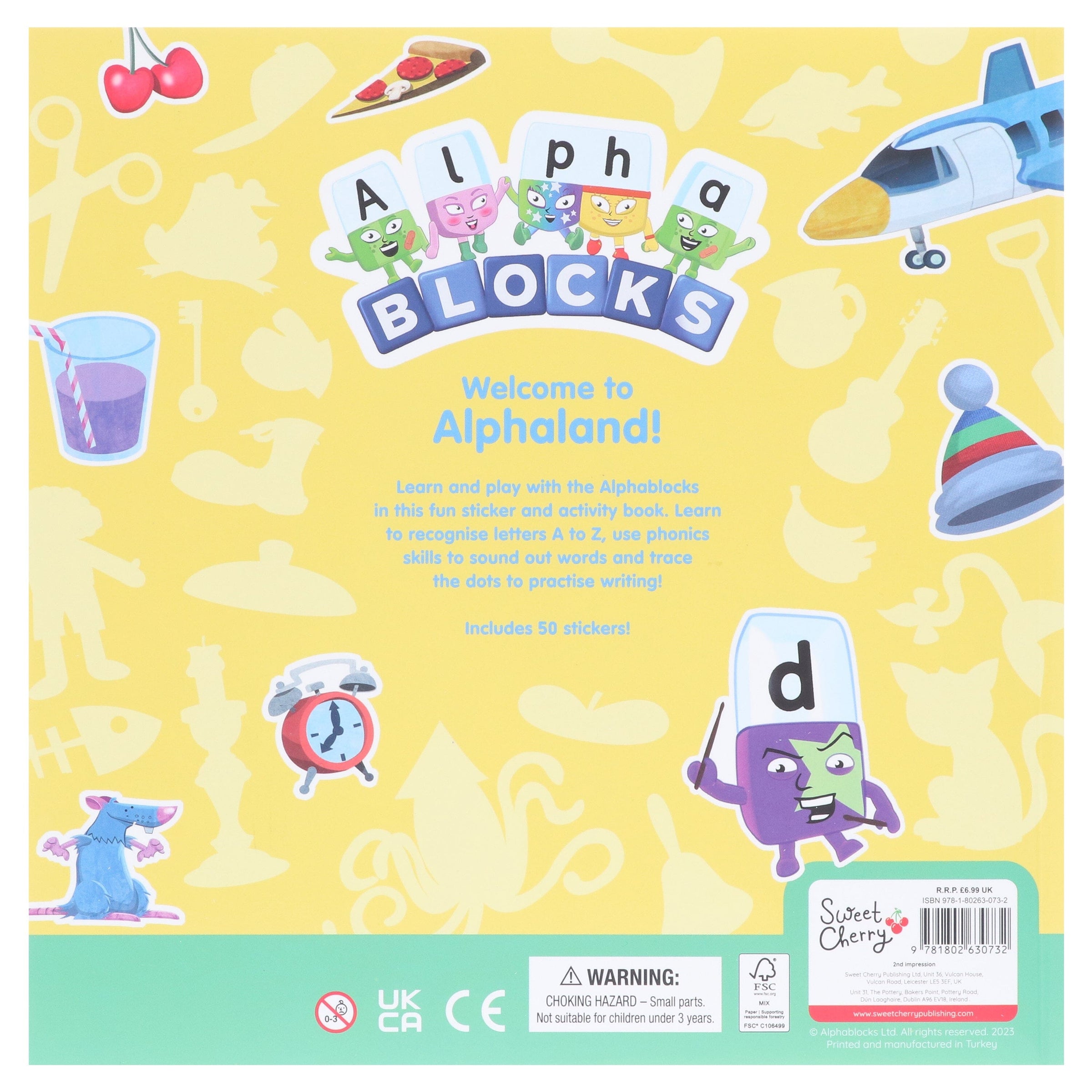 Alphablocks Stick, Play and Learn: A Sticker Activity Book by Sweet Ch ...