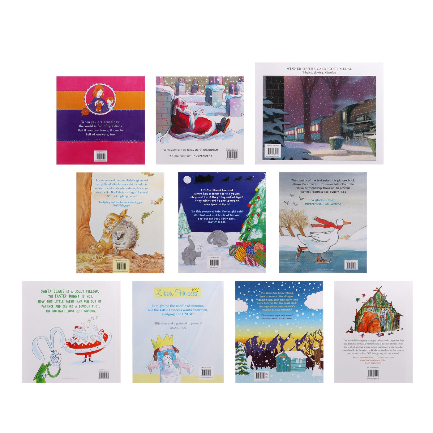 Cosy Christmas 10 Classic Festive Stories Picture Books Collection Set ...