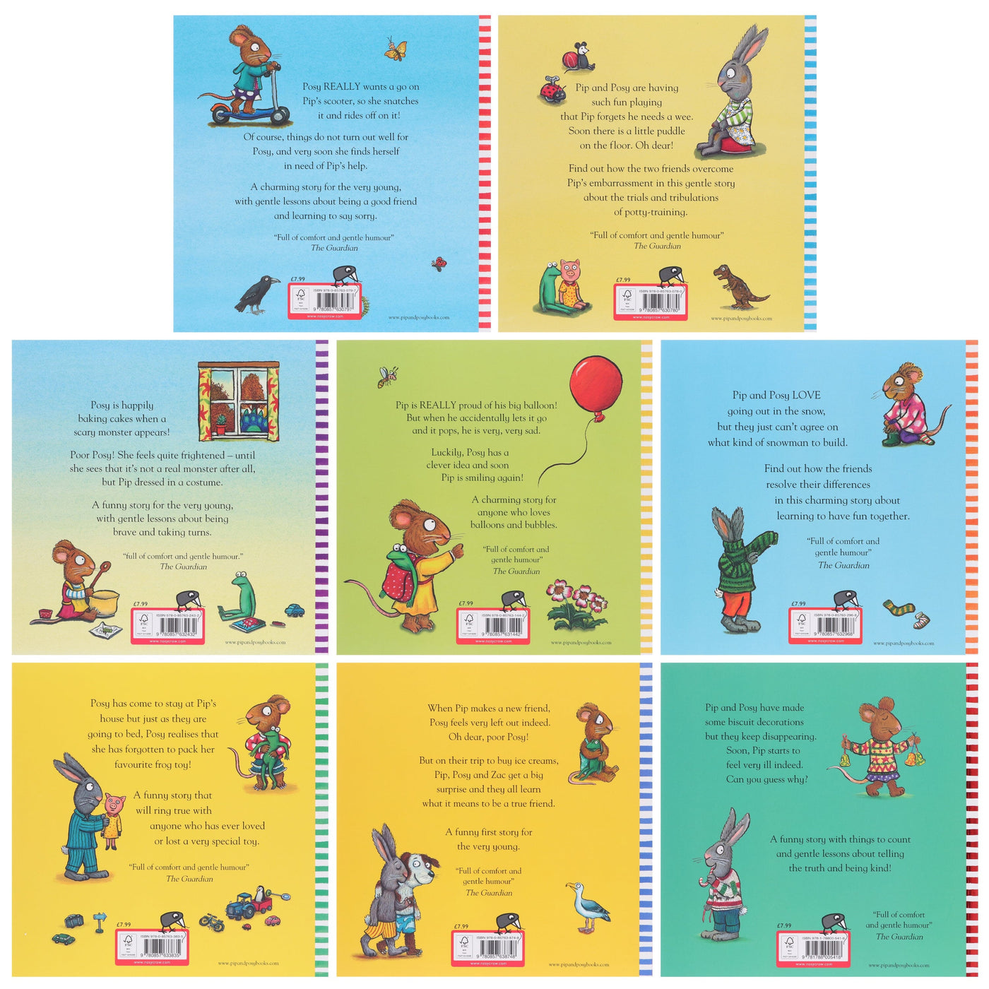 Pip and Posy by Axel Scheffler & Camilla Reid 8 Books Collection Set ...