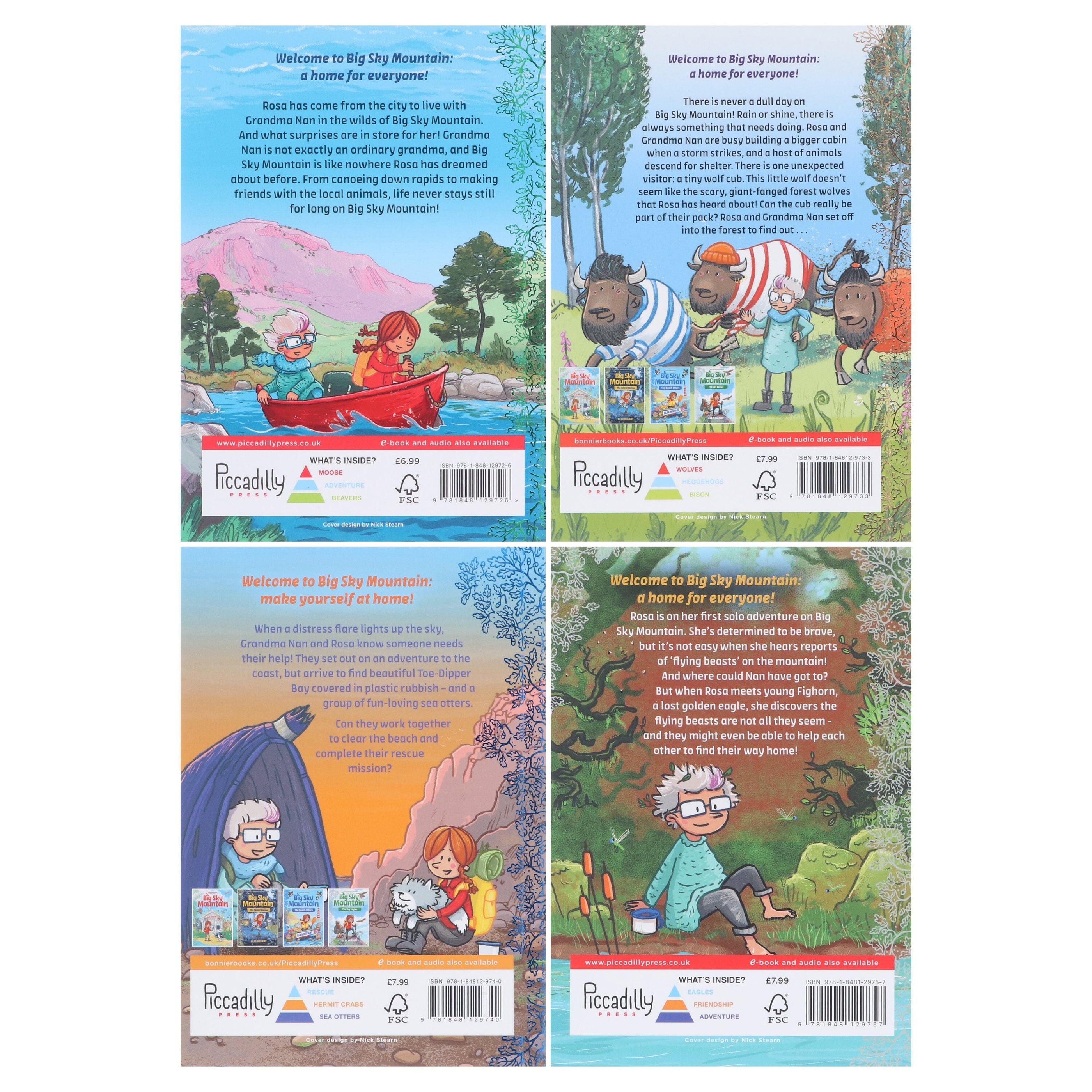 Big Sky Mountain Series by Alex Milway 4 Books Collection Set - Ages 5 ...