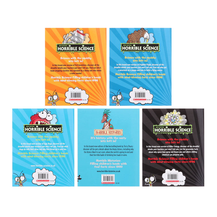 Horrible Science/Histories Collection 5 Books Set - Age 7-10 - Paperba ...