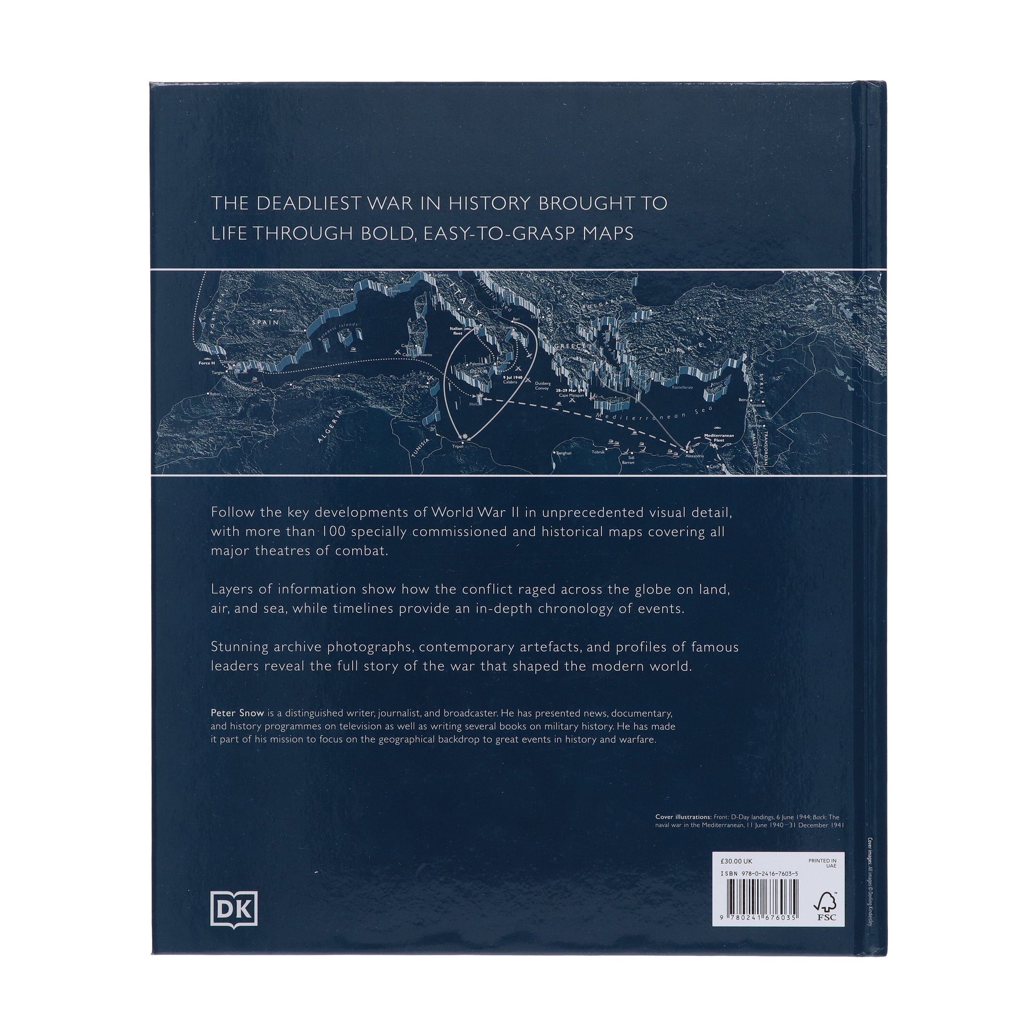 World War II Map by Map by Peter Snow & DK - Non Fiction - Hardback ...