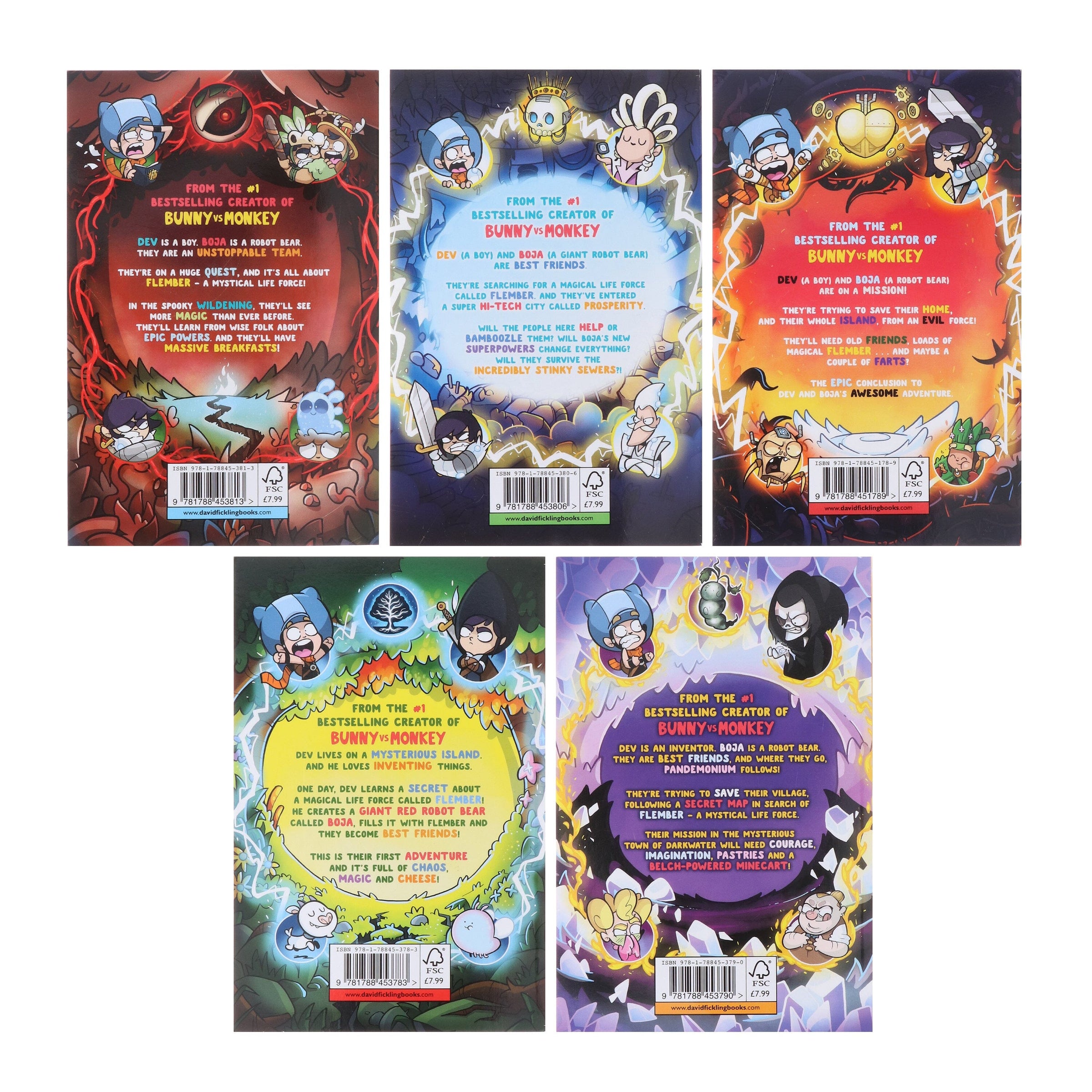 Flember Series by Jamie Smart 5 Books Collection Set - Ages 9-11 - Pap ...